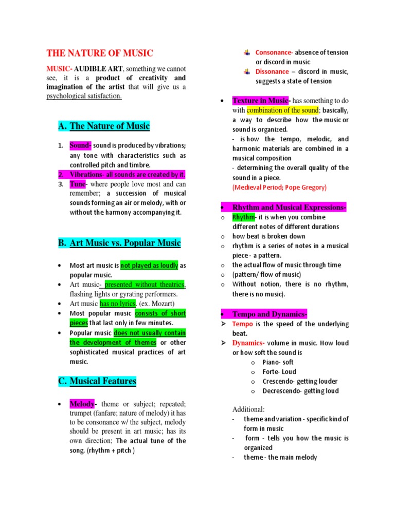 Music Finals Reviewer | PDF | Musical Forms | Woodwind Instruments