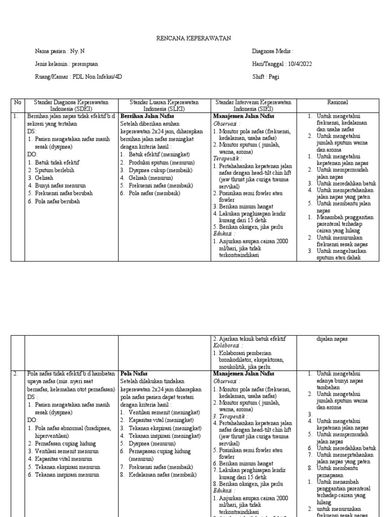 Intervensi Kep. LK KMB Kelompok Kasus 1 | PDF