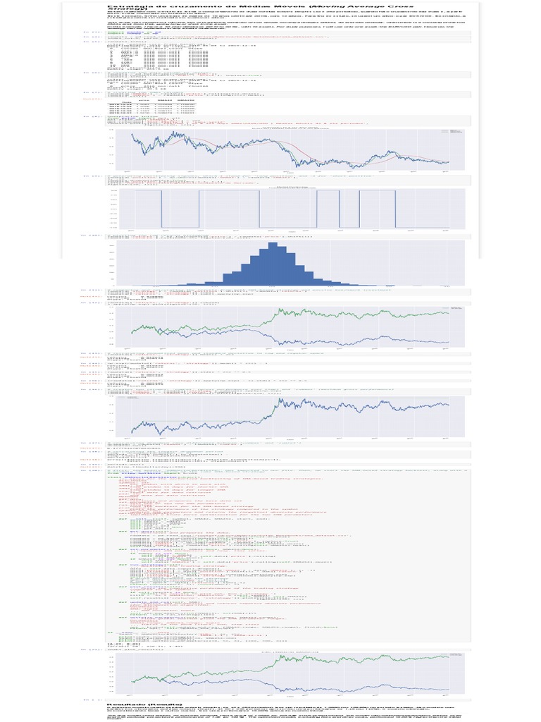 Moving Average Cross Strategy Pdf Computer Programming Computing