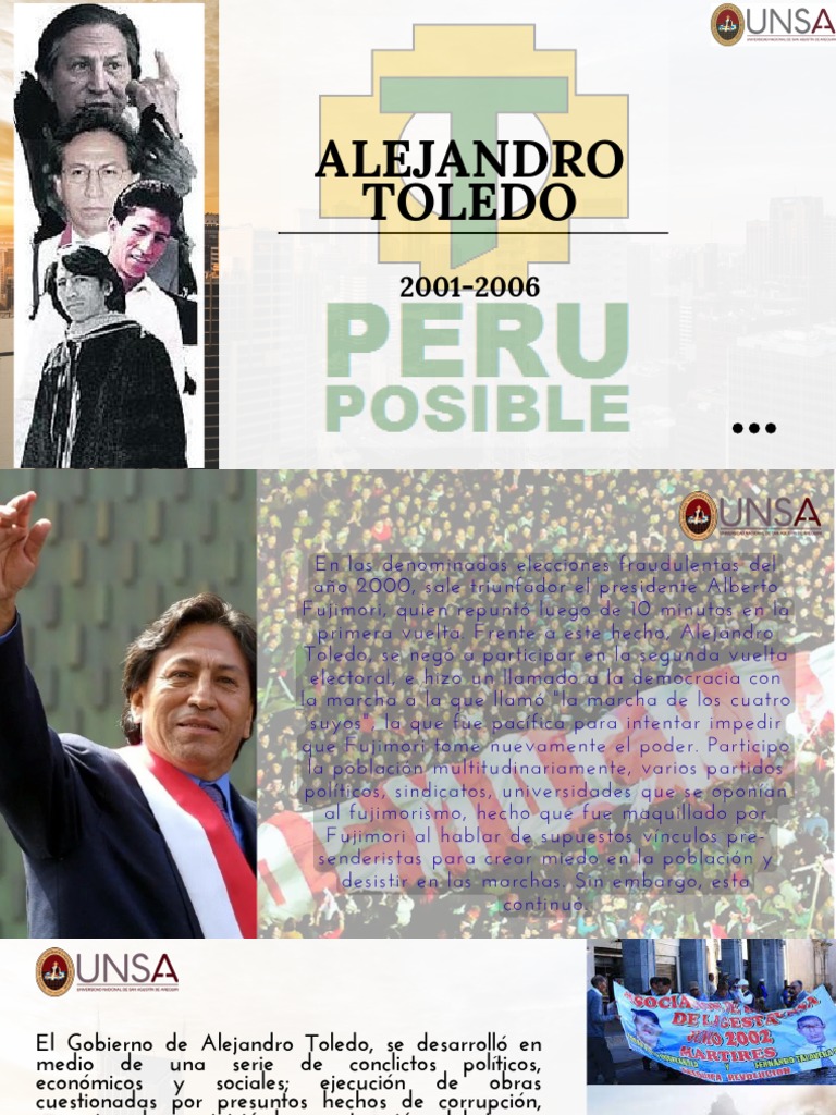 Gobierno De Alejandro Toledo Manrique Pdf Producto Interno Bruto