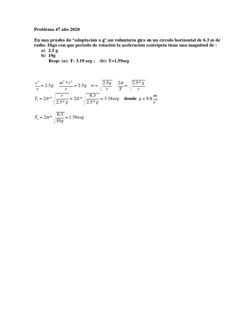Problema 47 Circular Año 2020 | PDF