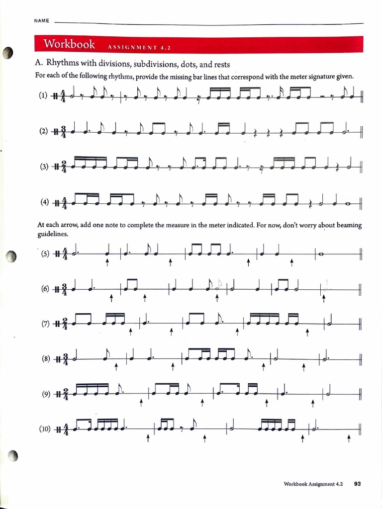 Music Theory Assignment 4 | PDF