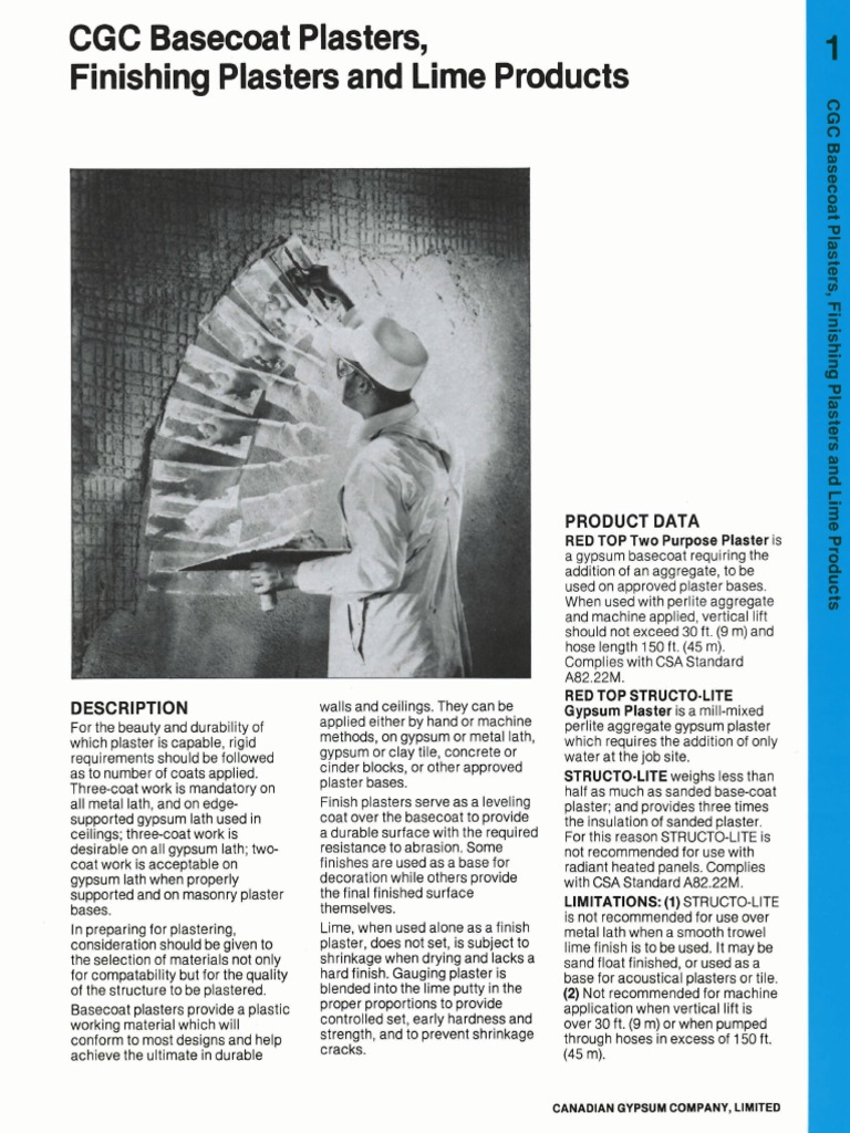 CGC Snowdrift Finish Lime Data Sheet en Can | PDF