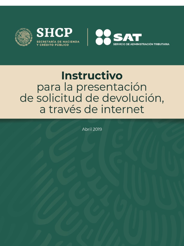 Instructivo Presentación de Solicitud de Devolución | PDF | Informática
