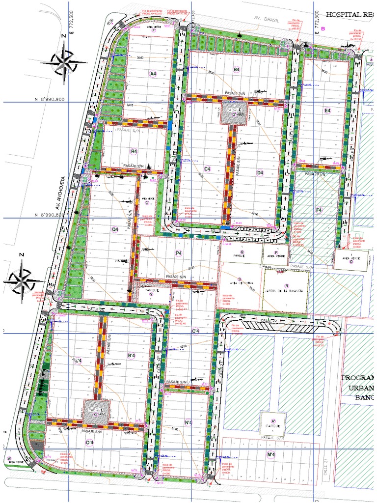 12 AL 14. PLANO DE PLANTEAMIENTO GENERAL (A0 Y A1) - Model | PDF