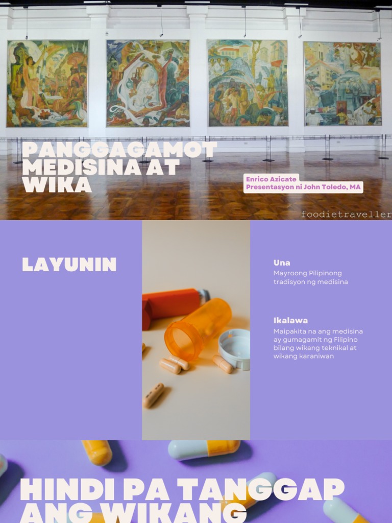Panggagamot Medisina at Wika | PDF