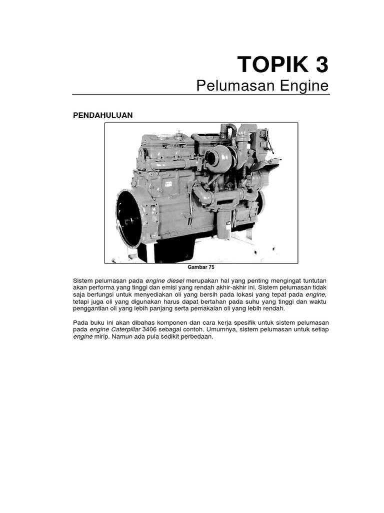 Sistem Pelumasan Sec | PDF