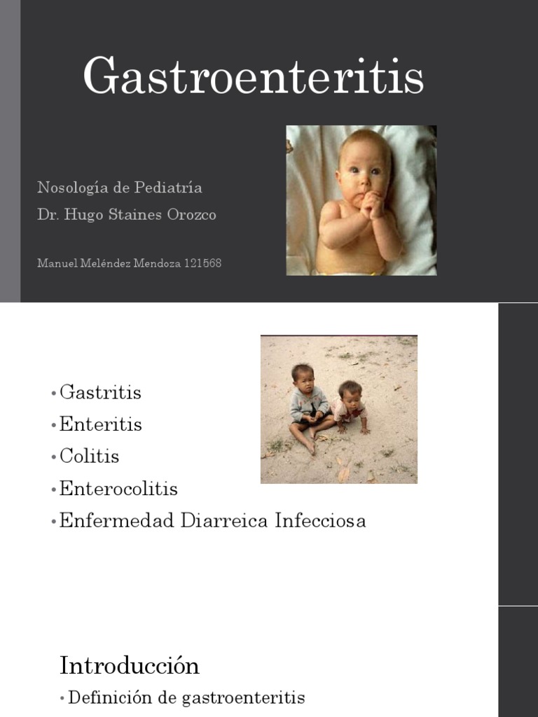 Gastroenteritis 161209042630 | PDF | Diarrea | Medicina CLINICA