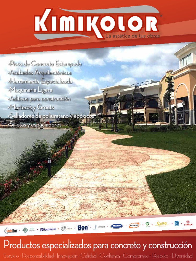 Carpeta Kimikolor | PDF | Hormigón | Color