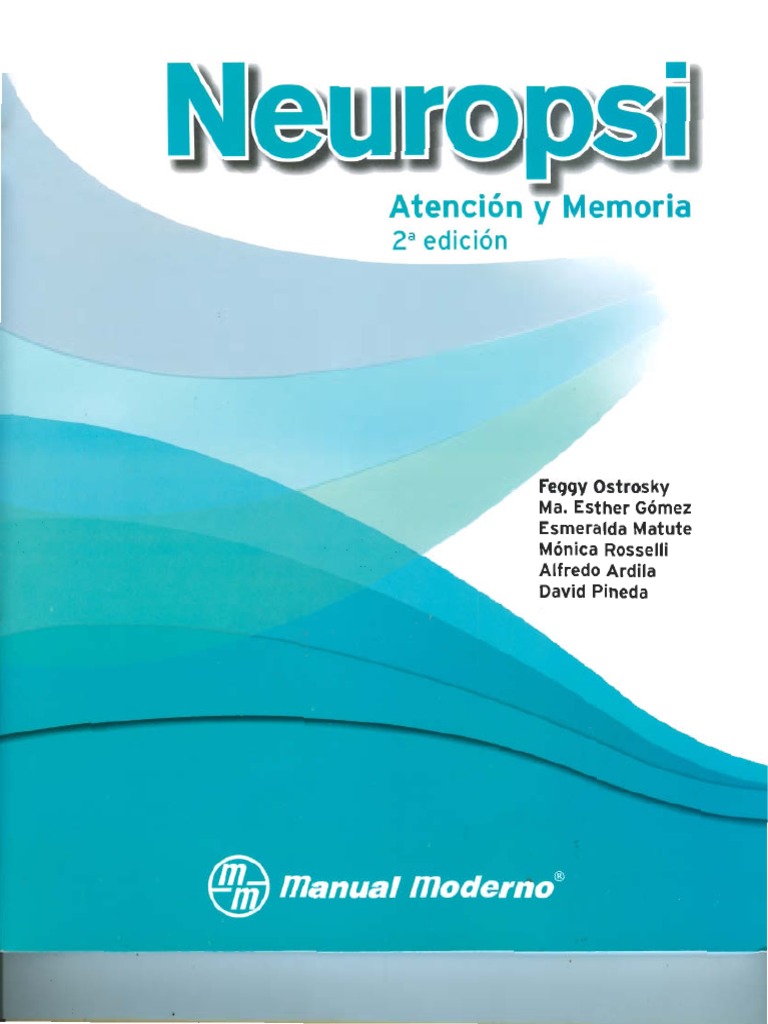 Neuropsi. Manual. Atención y Memoria (2da. Edición) | PDF