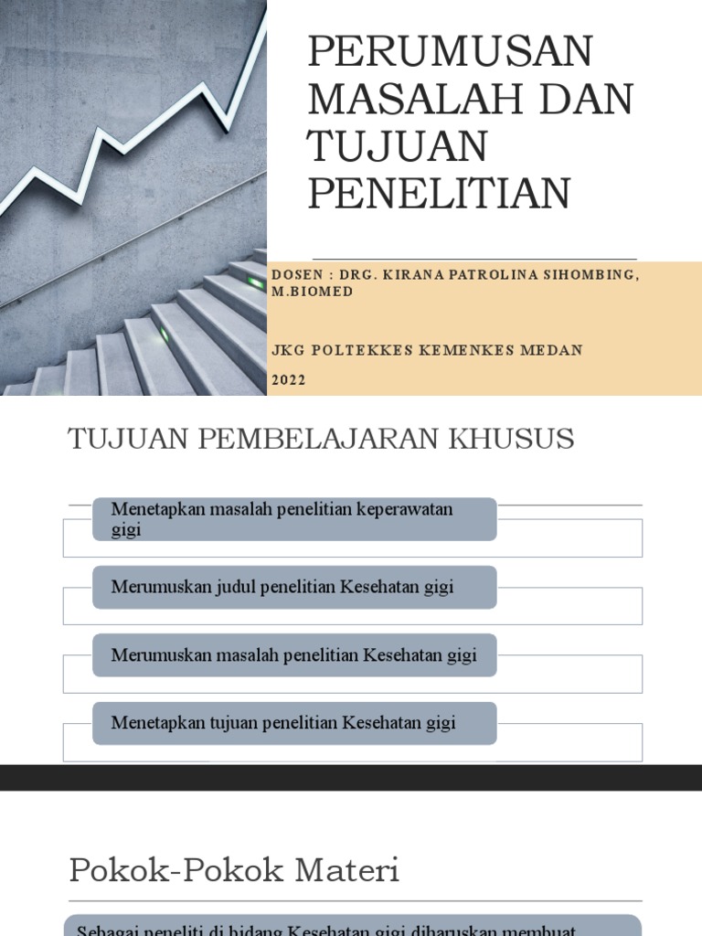 Perumusan Masalah Dan Tujuan Penelitian | PDF
