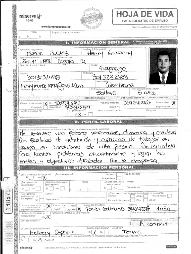 Henry Giovanny Muñoz Suarez | PDF