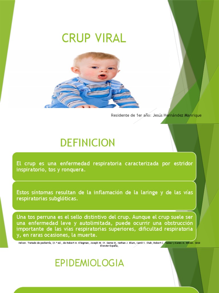 CRUP VIRAL Presentacion | PDF | Medicina CLINICA | Especialidades Medicas