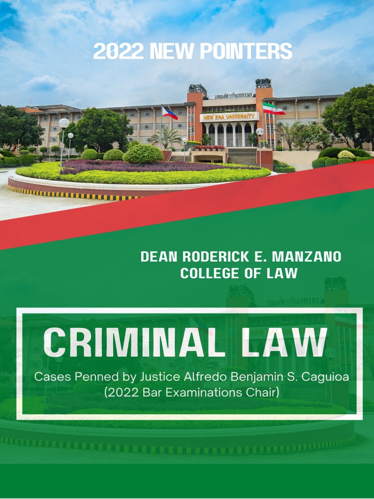 Complete Criminal Law Neu Barreviewer2022 | PDF | Rape | Murder