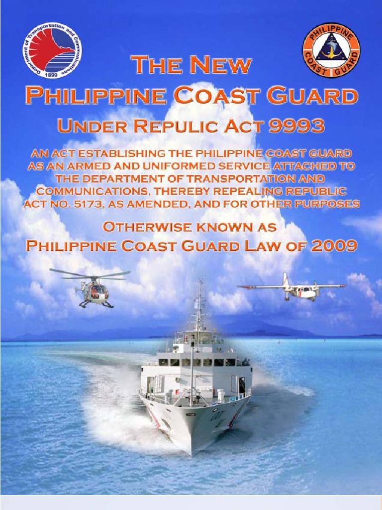 Coast Guard Law 2009 | PDF | Coast Guard | Military Rank