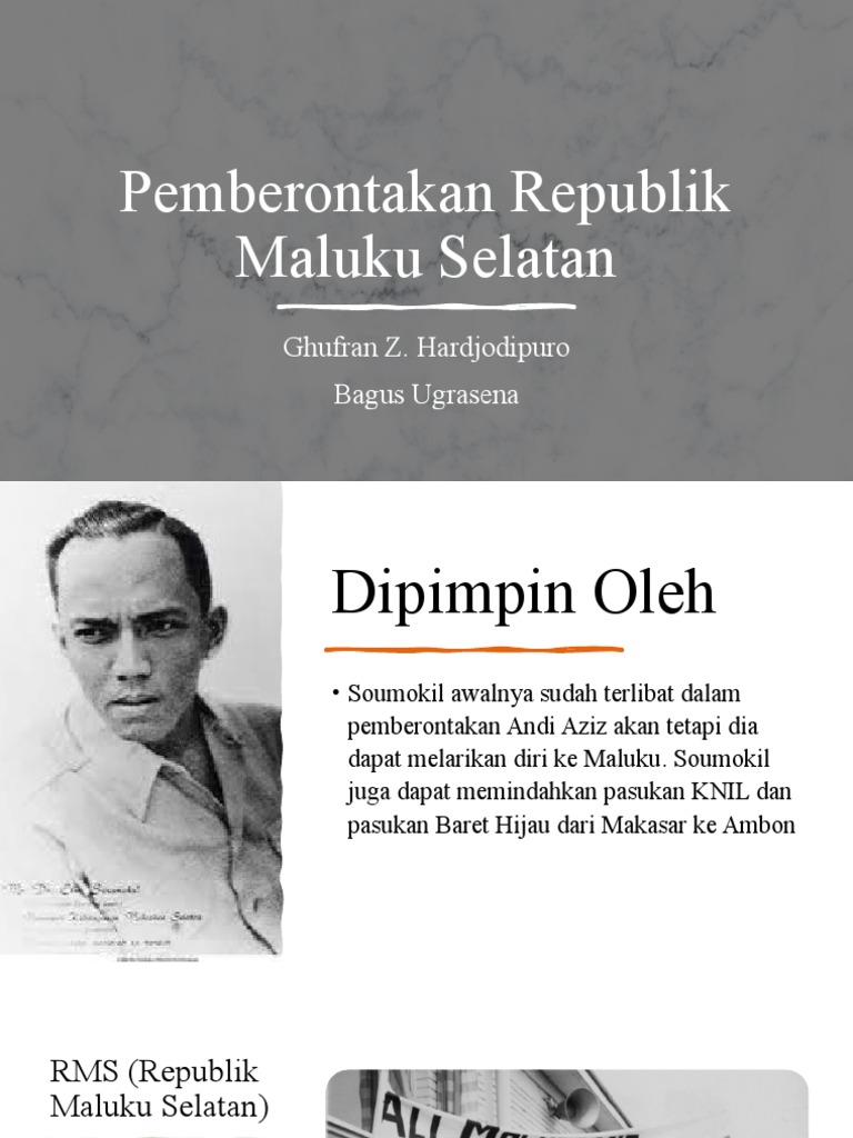 Pemberontakan Republik Maluku Selatan | PDF