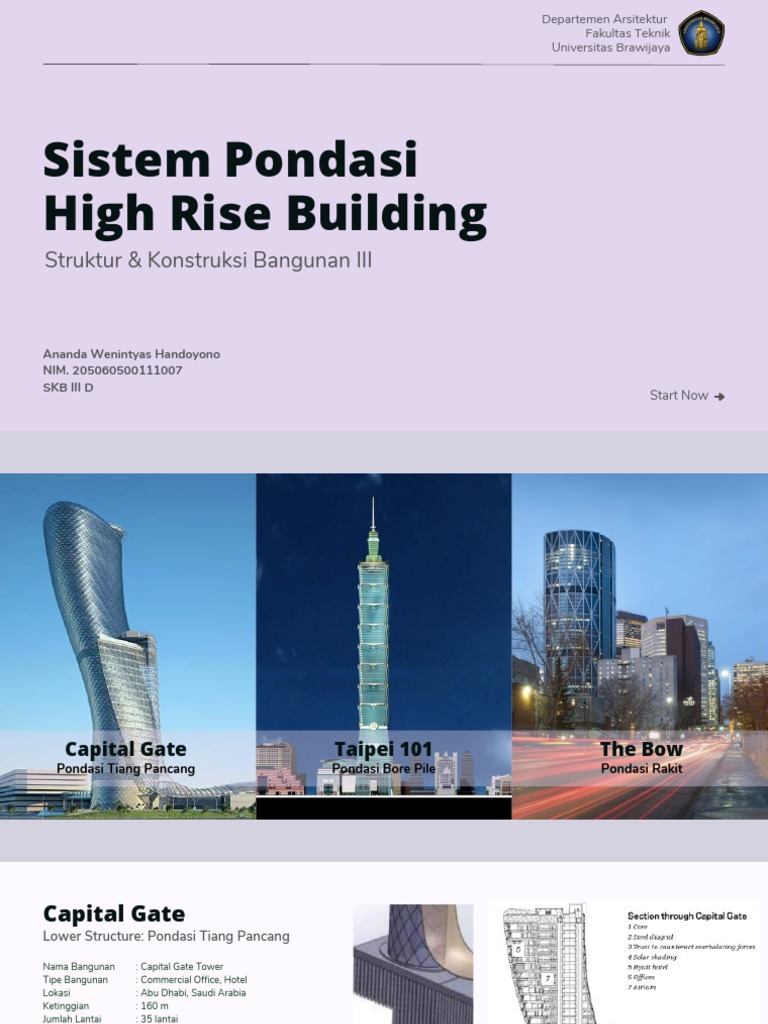 Sistem Pondasi High Rise Building | PDF