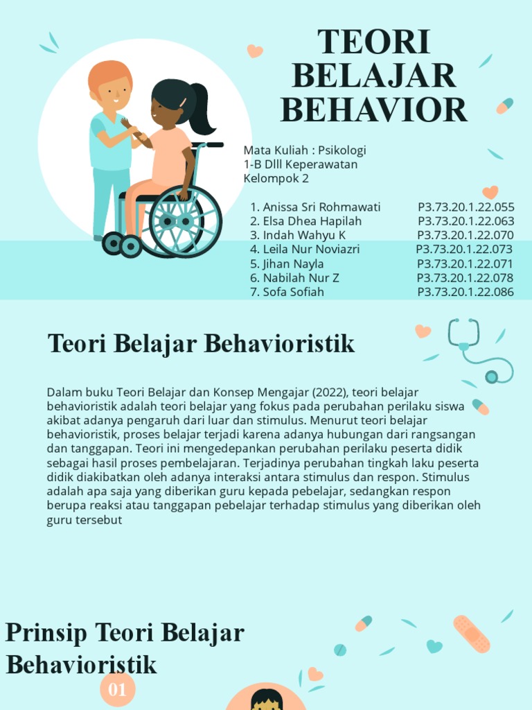 Teori Belajar Behavior, 1-b Kelompok 2 | PDF