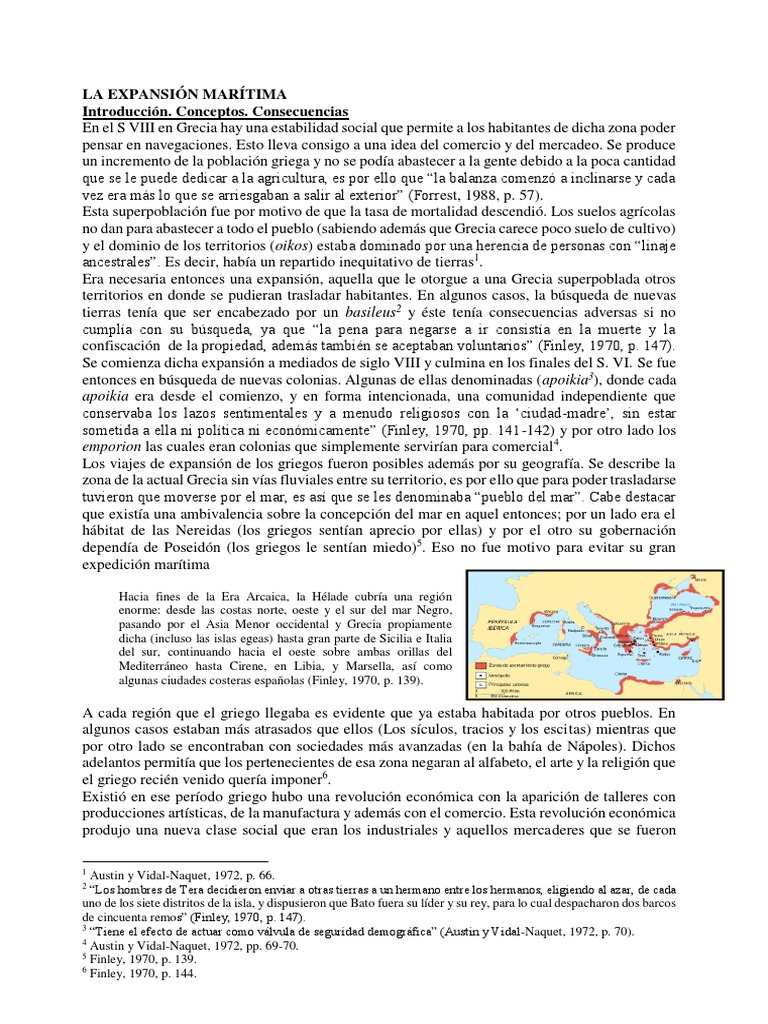 Unidad 2. Expansión Marítima-Comienzo de La Democracia Ateniense | PDF ...