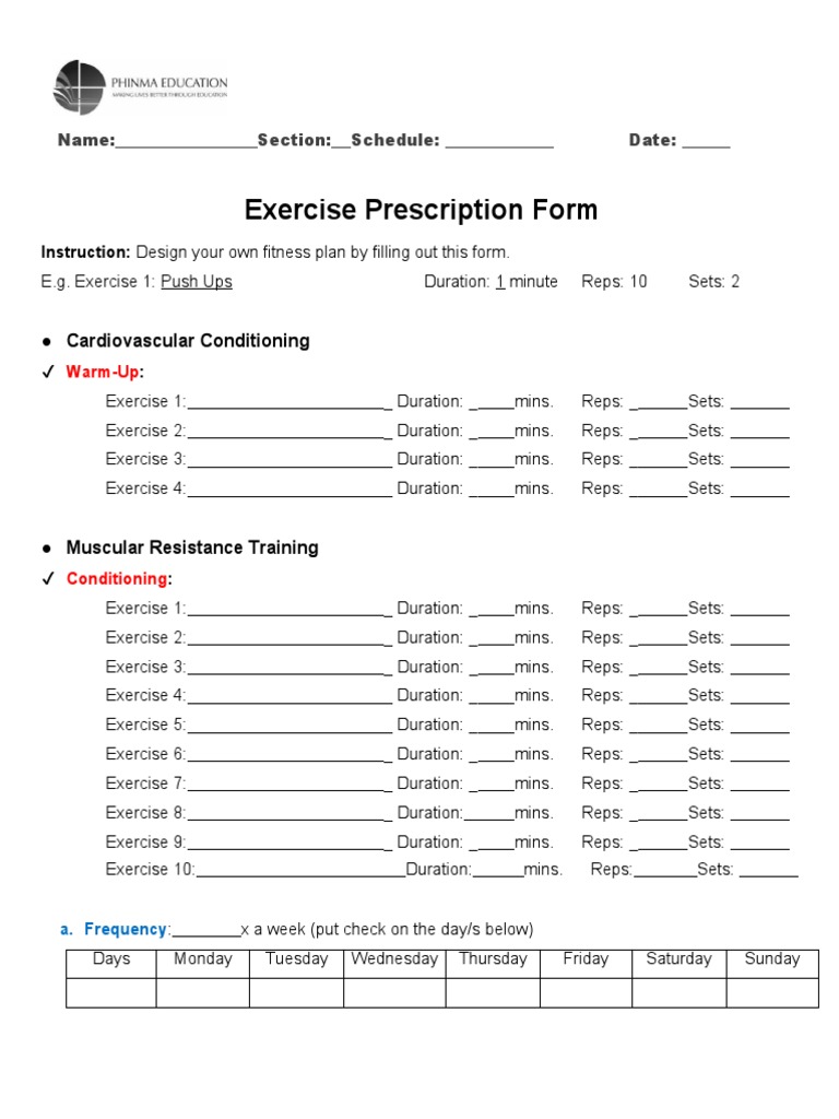 Module 3 - Exercise Prescription | PDF | Strength Training | Physical ...