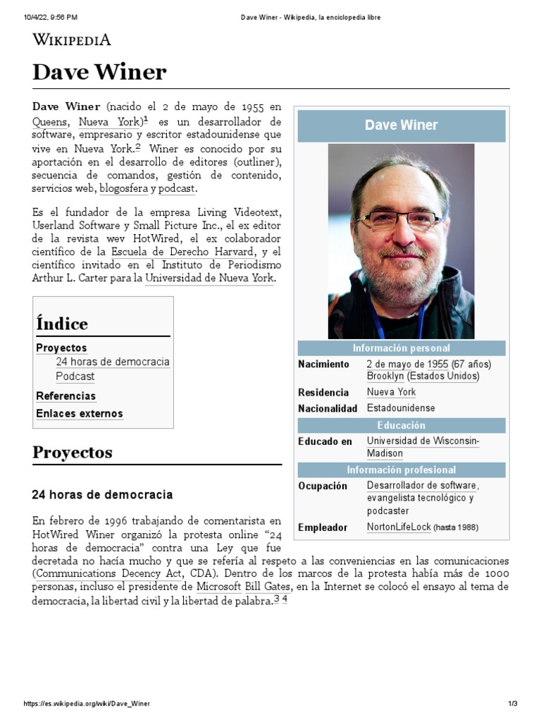 Dave Winer | PDF
