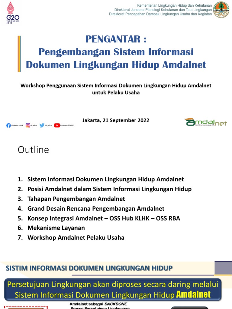 Pengantar - Pengembangan Sistem Informasi Amdalnet - Pelaku Usaha | PDF