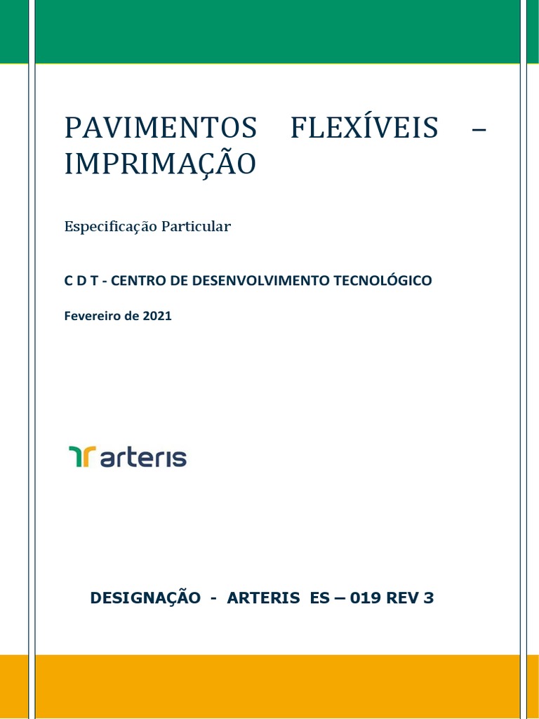 ARTERIS 019 REV 3 Imprimacao | PDF | Temperatura | Amostragem (Estatística)