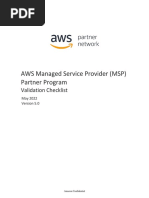 AWS Migration Competency Consulting Partner Validation Checklist | PDF ...
