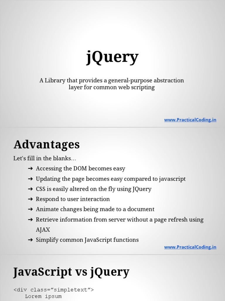 Học JQuery | PDF