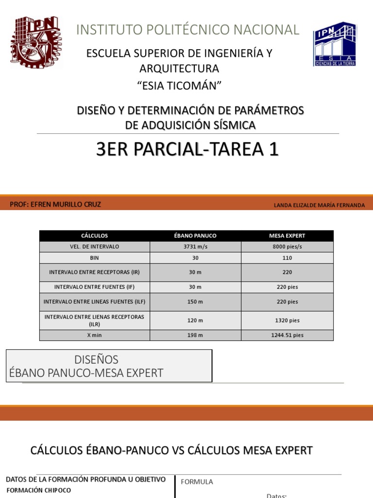 Diseño de Parametros de Adquisición Sísmica | PDF