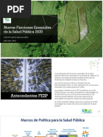 Introducción a Las Funciones Esenciales de Salud Pública (FESP) Renovadas Fundamentos, Marco ...