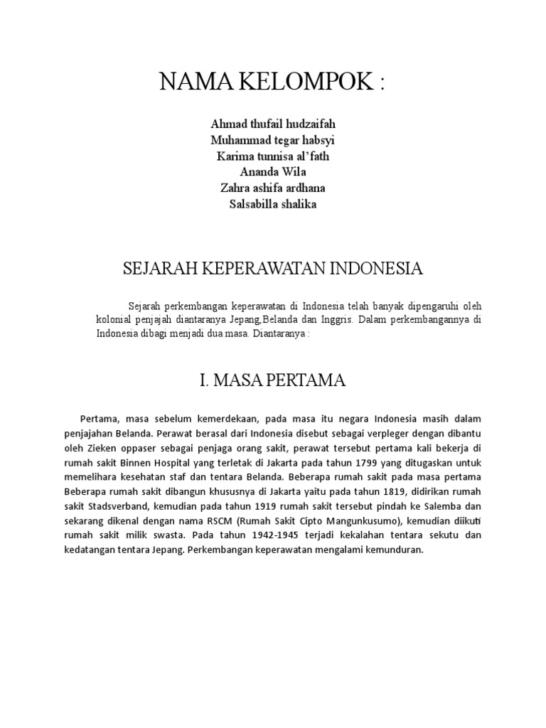 Tugas KDK Kelompok 1 | PDF