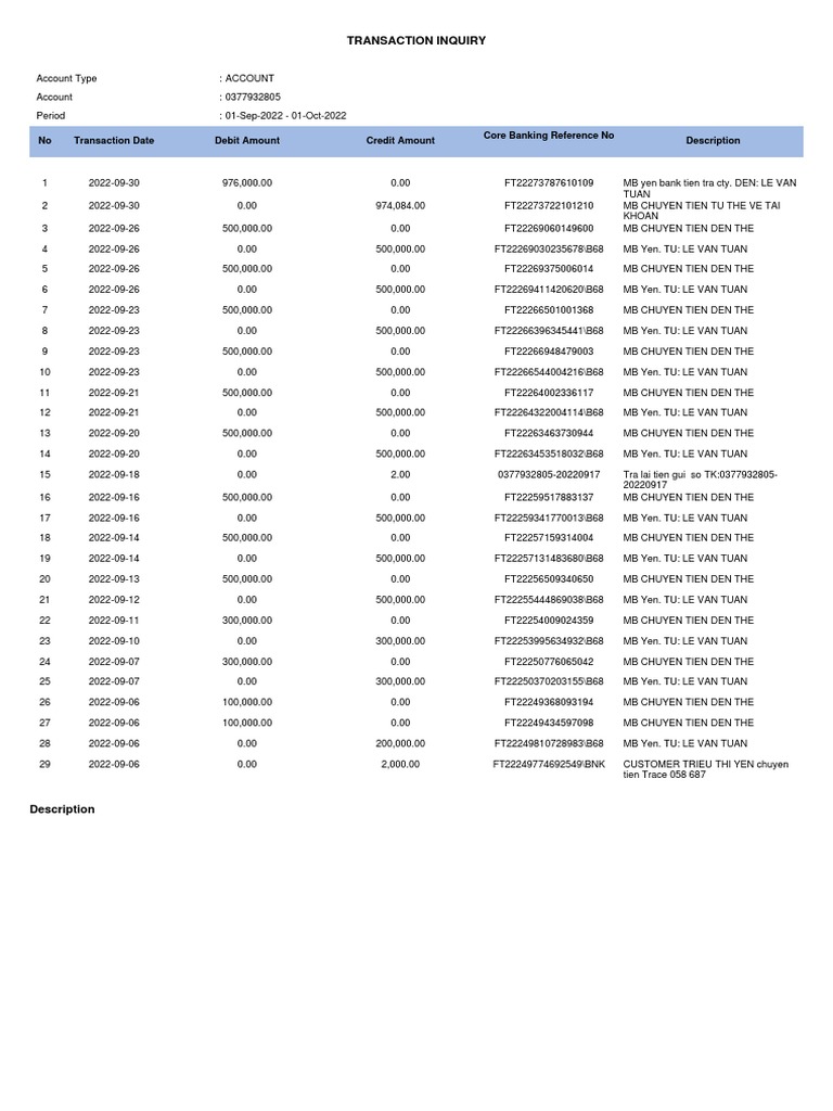 transaction_history | PDF | Financial Services | Banking