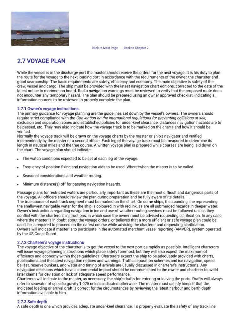 Voyage Planning for Safe Shipping | PDF | Ships | Navigation