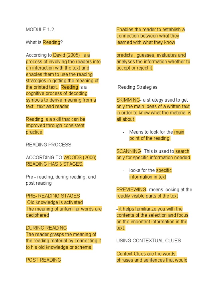 Reading A& Writing Notes | PDF | Argument | Speed Reading