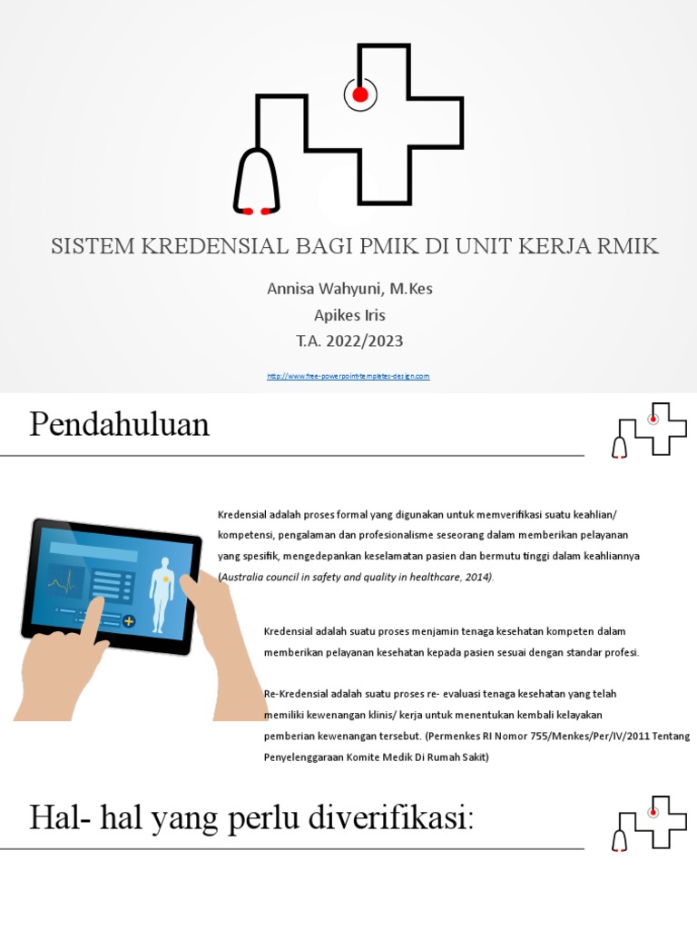 Sistem Kredensial Bagi Pmik Di Unit Kerja Rmik | PDF