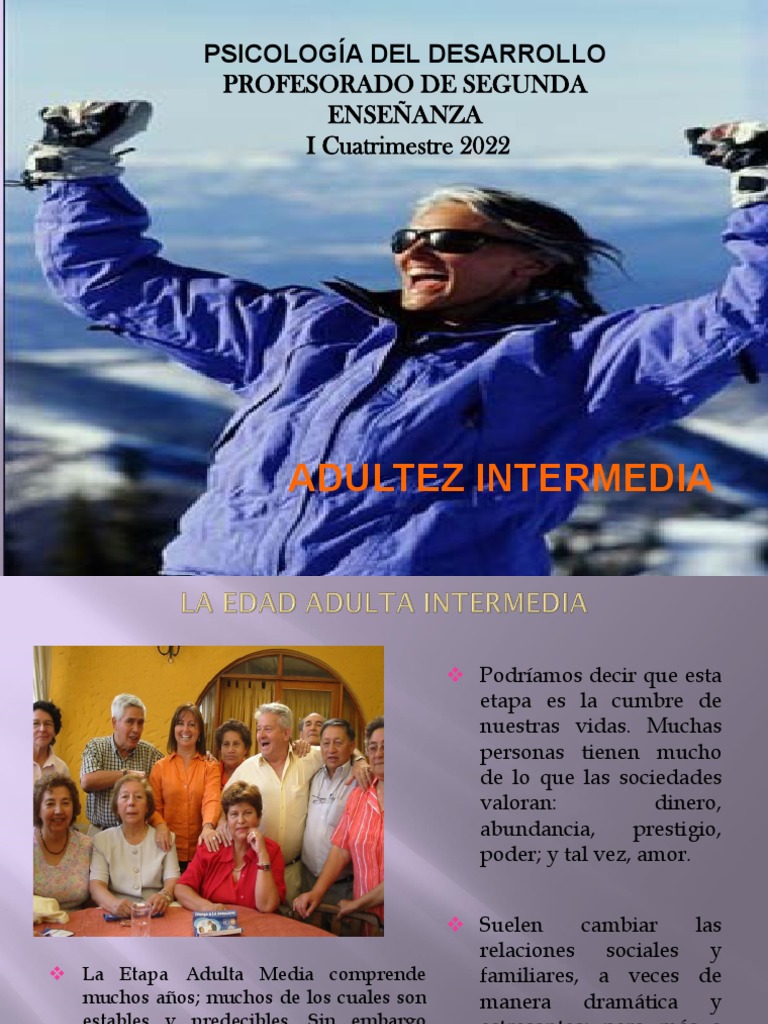 La Adultez Intermedia | PDF