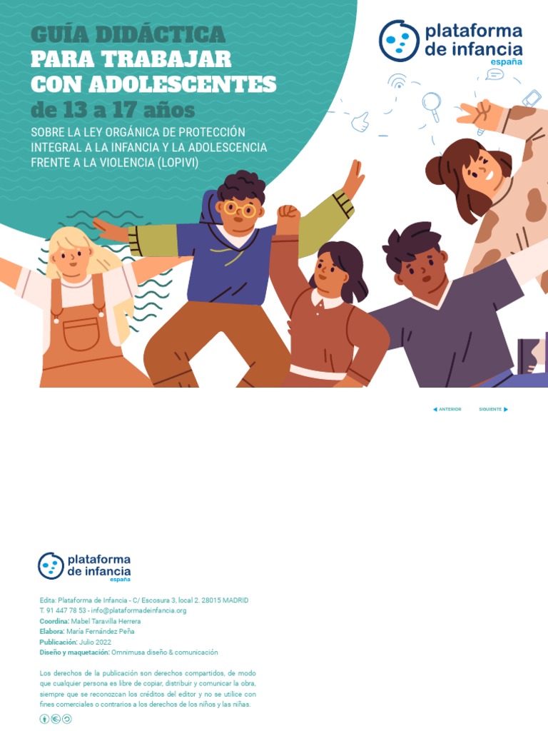 Guia Didactica Sobre La Lopivi Ley Proteccion Infancia Frente A ... Guia Didactica Sobre La Lopivi Ley Proteccion Infancia Frente A ...