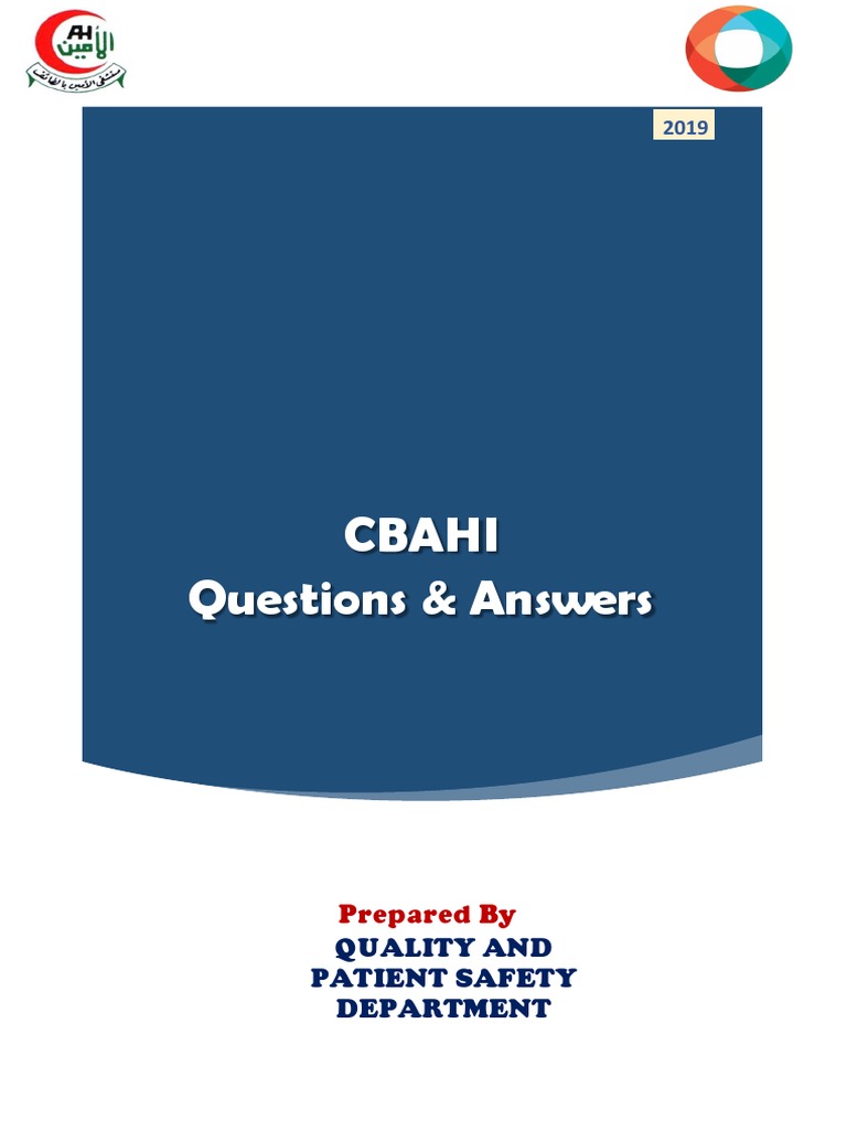 CBAHI Standards Q&A Guide 2019 | PDF | Hospital | Patient