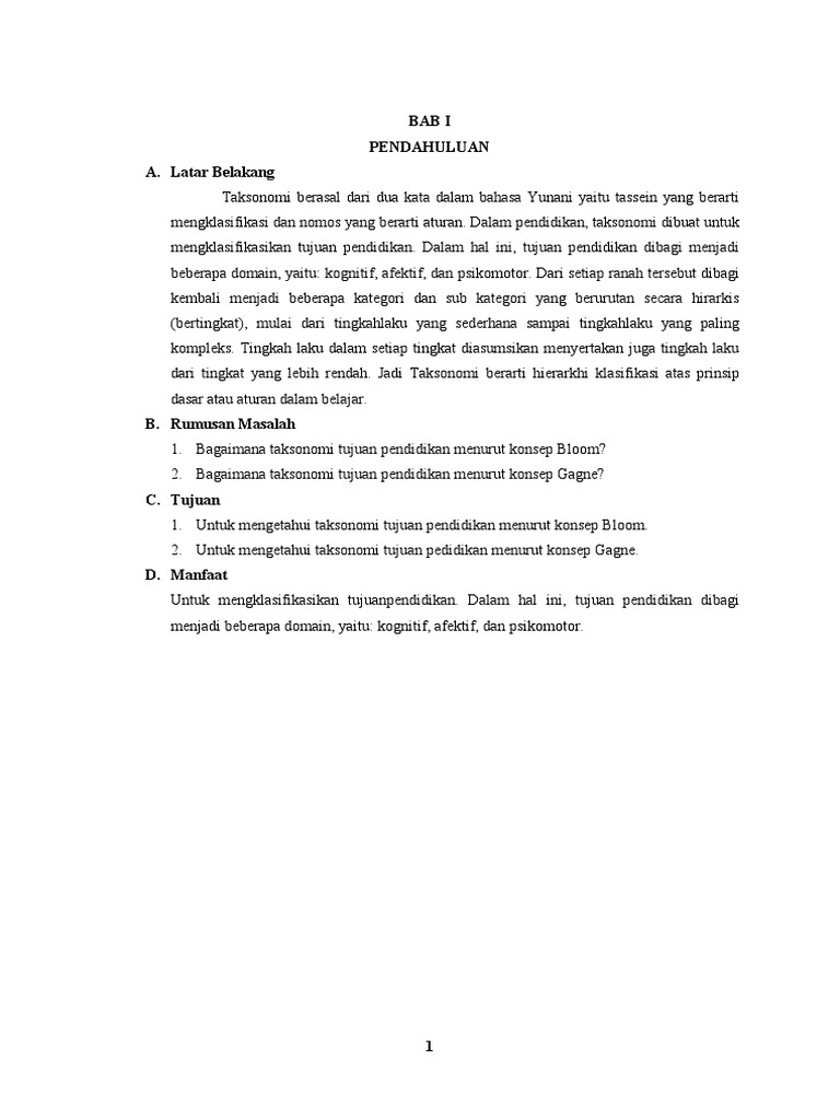 Bab 123 Taksonomi Fix | PDF