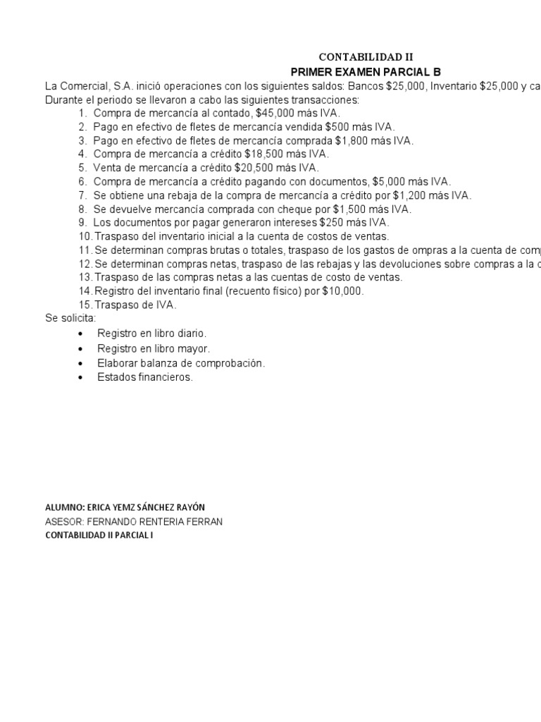 Contabilidad Unidad1 Act5 | PDF | Bancos | Contabilidad