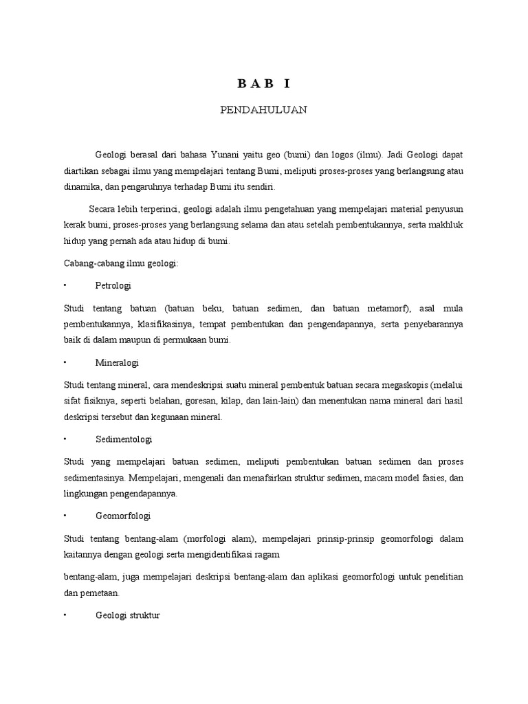Modul Geologi | PDF | Ilmu Sosial | Sains & Matematika