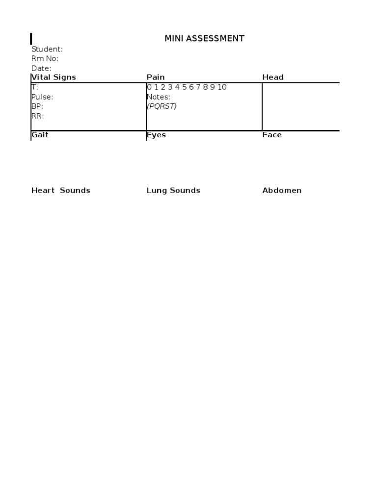 Mini Assessment | PDF