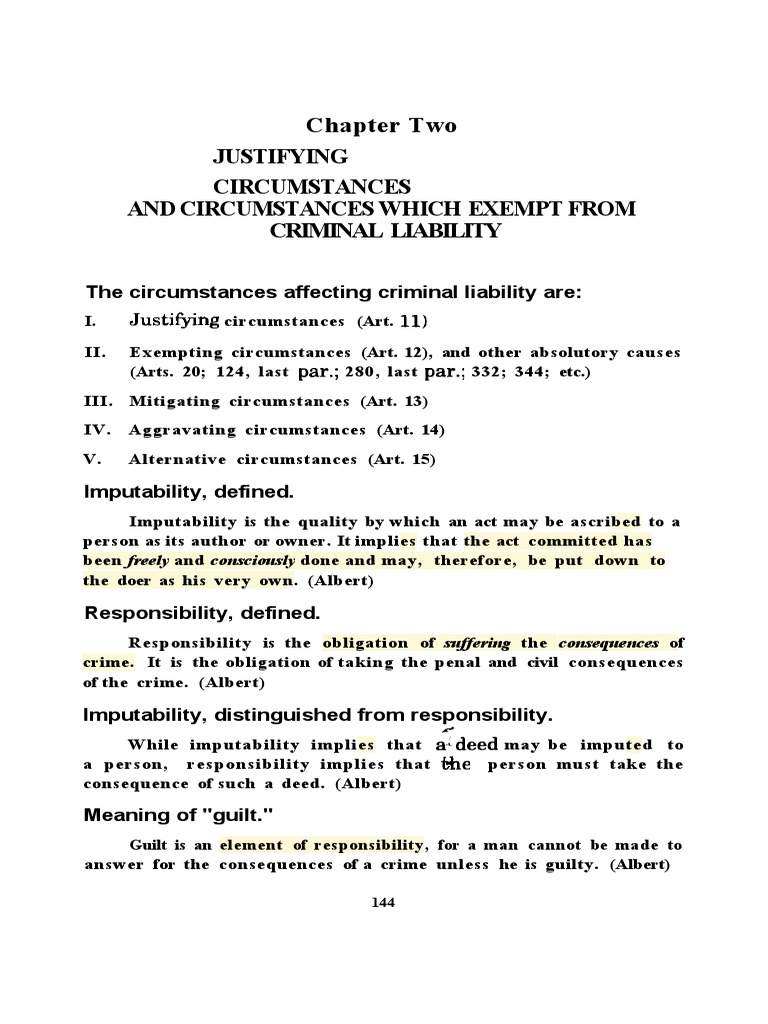 Articles 11 RPC (Reyes) | PDF | Burden Of Proof (Law) | Self Defense