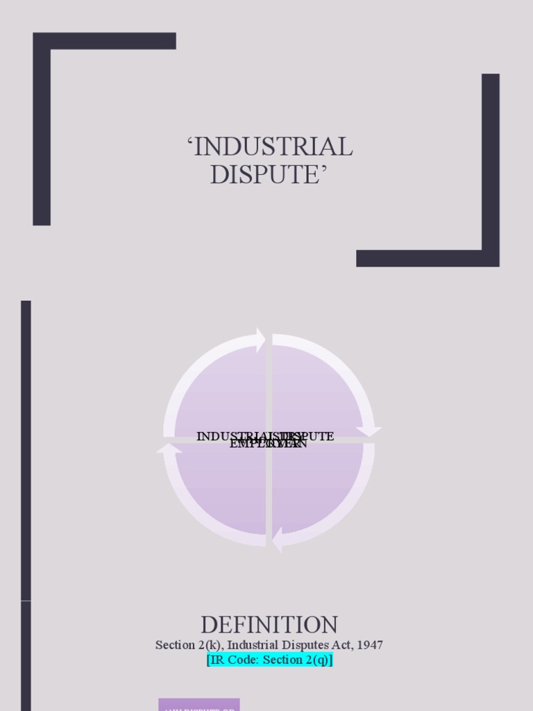 Industrial Dispute | PDF