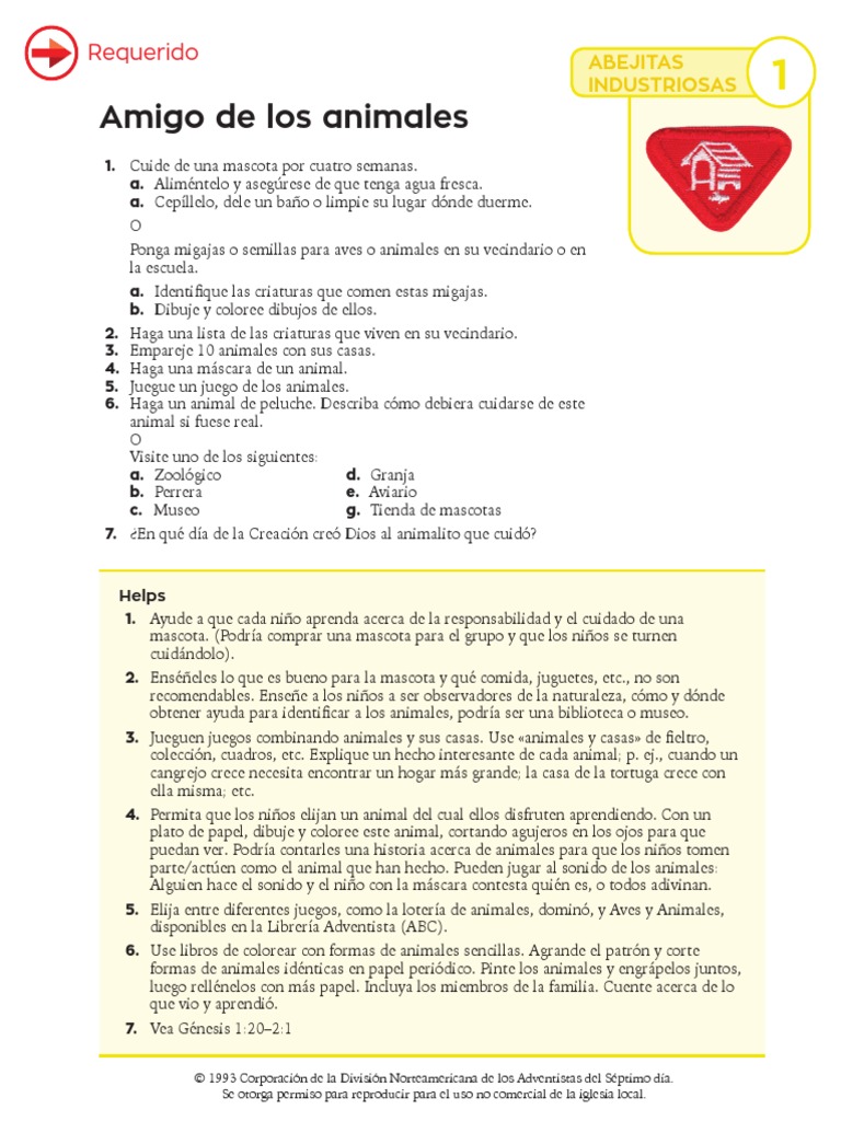 Amigo de Los Animales | PDF | Mascota