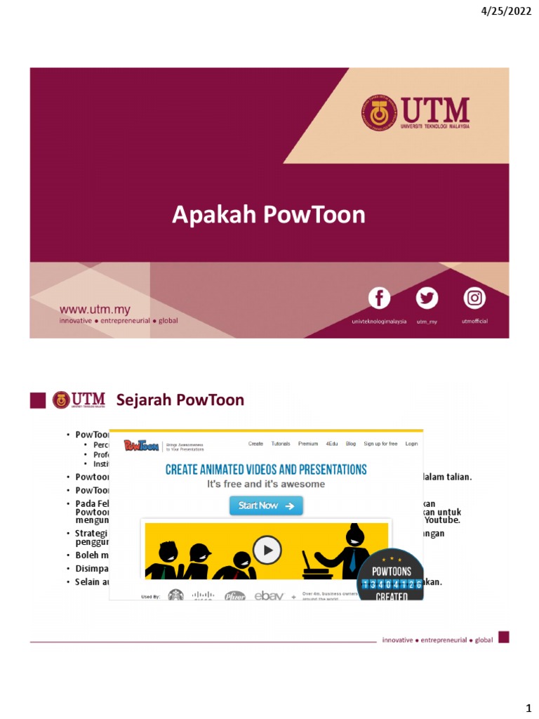 Apakah PowToon | PDF
