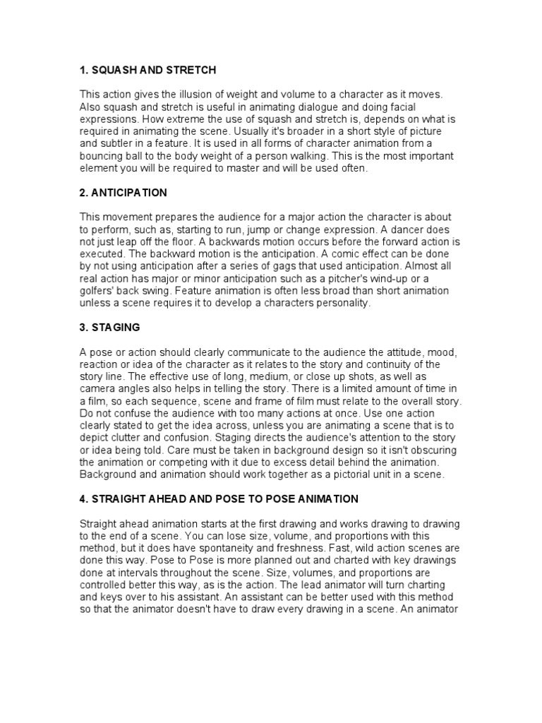 12 Princip Animasi | Download Free PDF | Animation | Symmetry