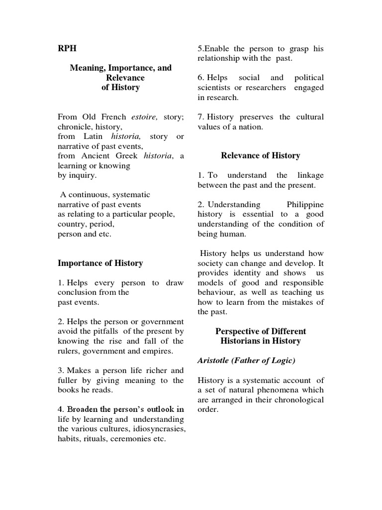 RPH Reviewer 1st Sem | PDF | Primary Sources | Science