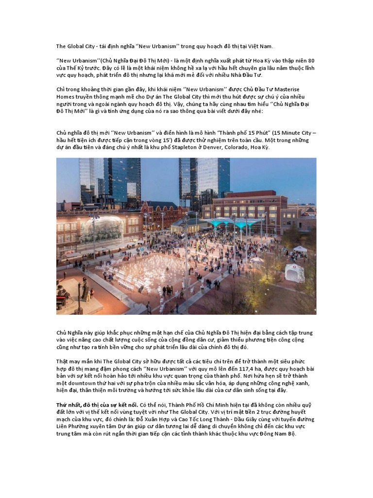 The Global City | PDF